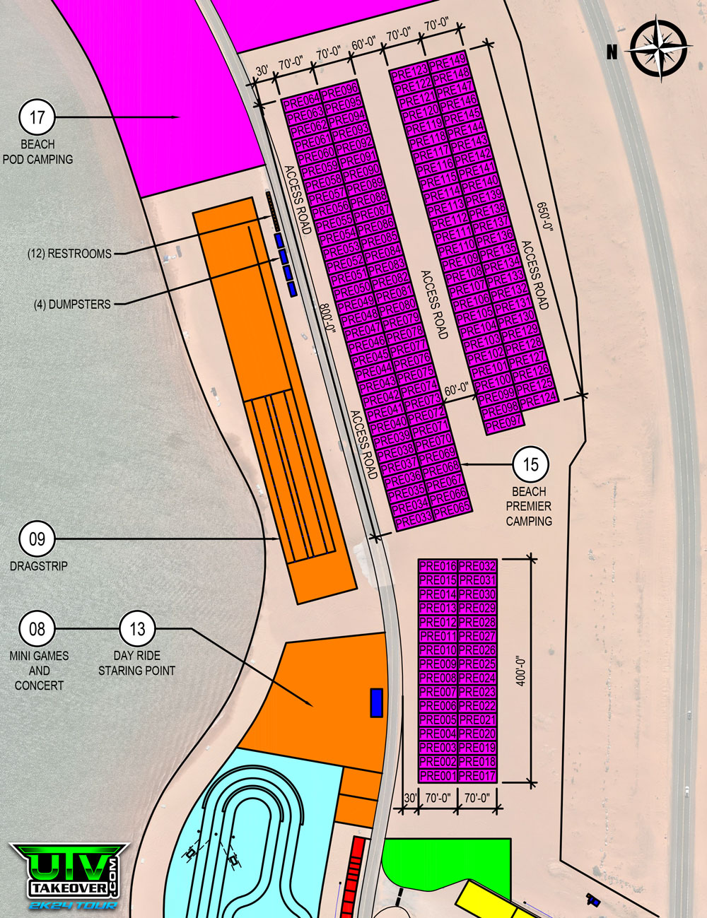 Premier Beach Camping - UTV Takeover