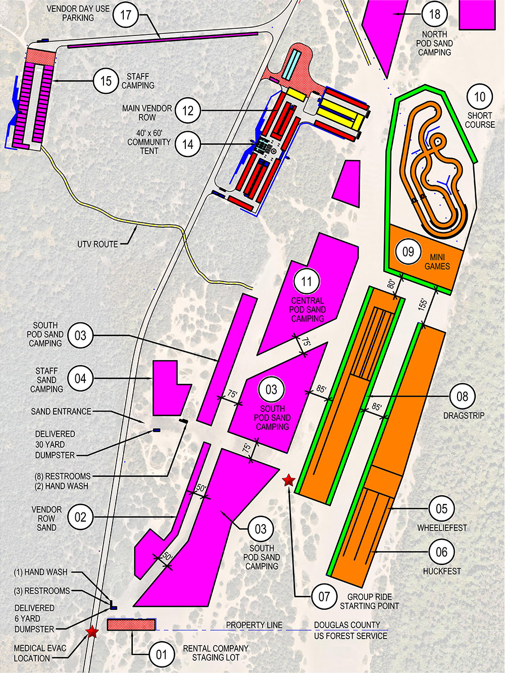 South Pod Sand Camping - UTV Takeover