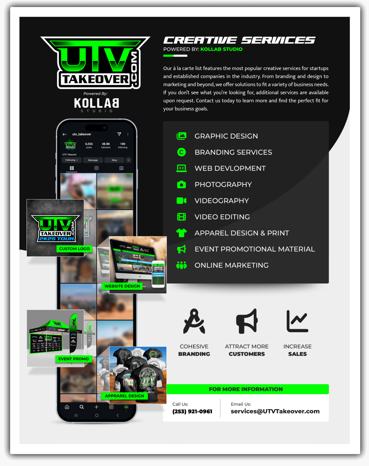 CREATIVE SERVICES - UTV Takeover