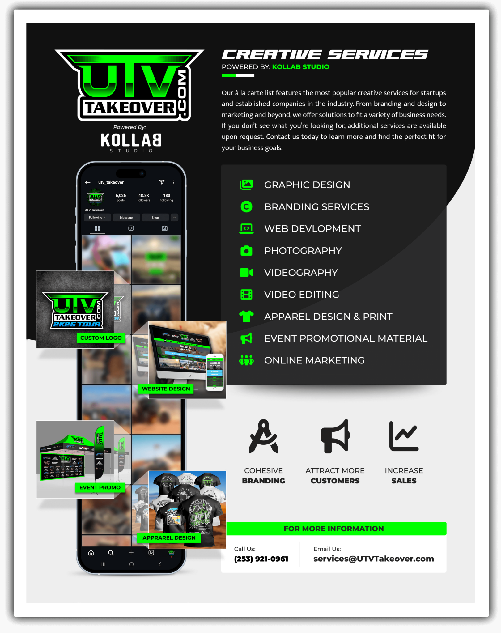 CREATIVE SERVICES - UTV Takeover